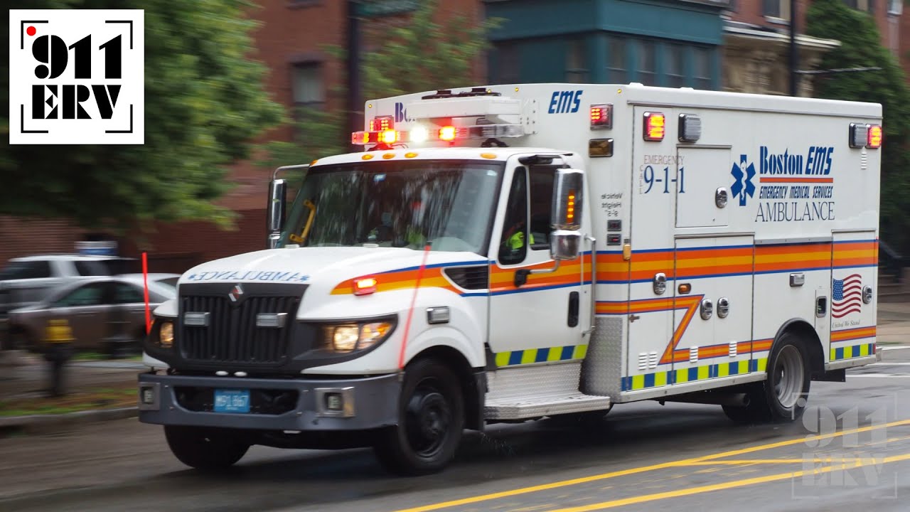 Boston EMS Responding | Ambulance 94 - YouTube