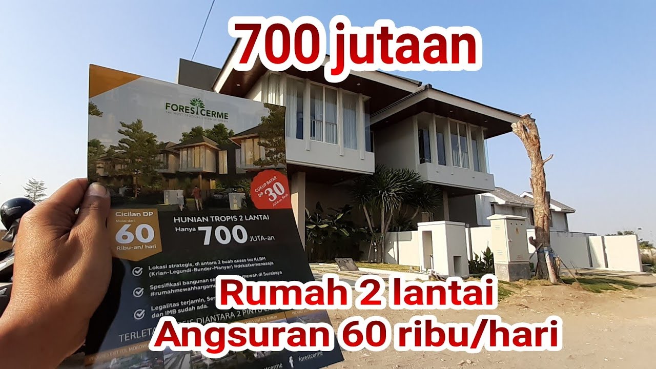 Forest cerme gresikrumah mewah 2 lantai design minimalis_085779511051 ...