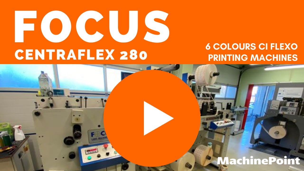 FOCUS Centraflex 280 6 Colours CI Flexo Printing Machines | FOCUS ...