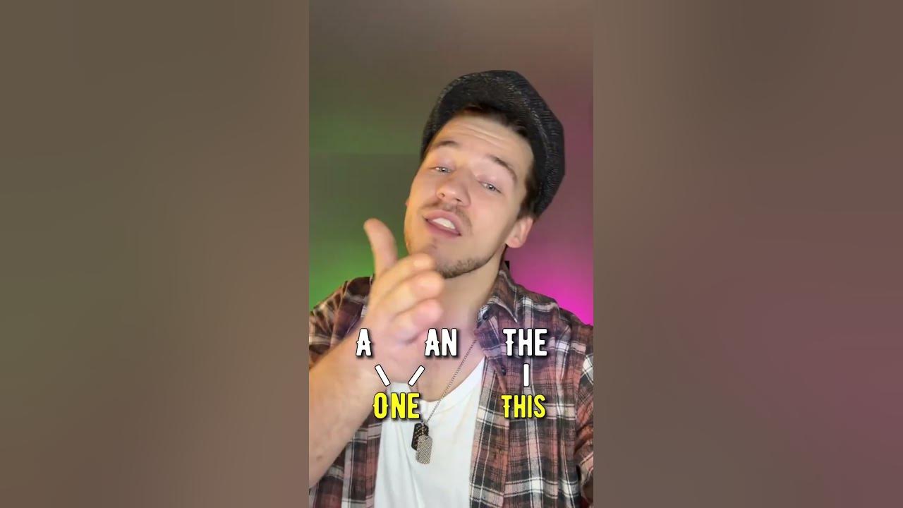 Артикли A An The разница Youtube