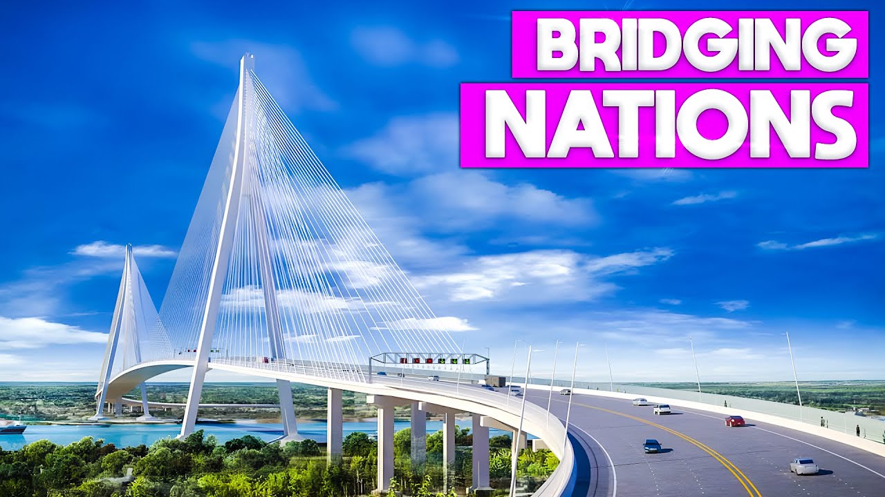 North America's Longest Cable-Stayed Bridge Is Being Built - YouTube