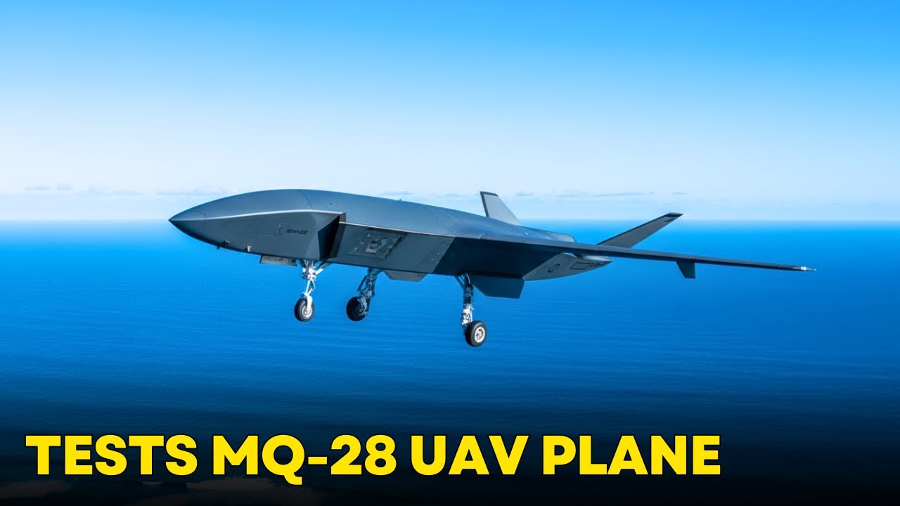 MQ-28 drone successfully completed combat testing tests - YouTube