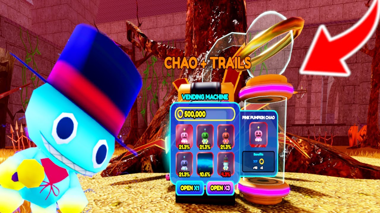 I Spent 50,000,000 On The New Pumpkin Hill Chao Update In Roblox Sonic ...
