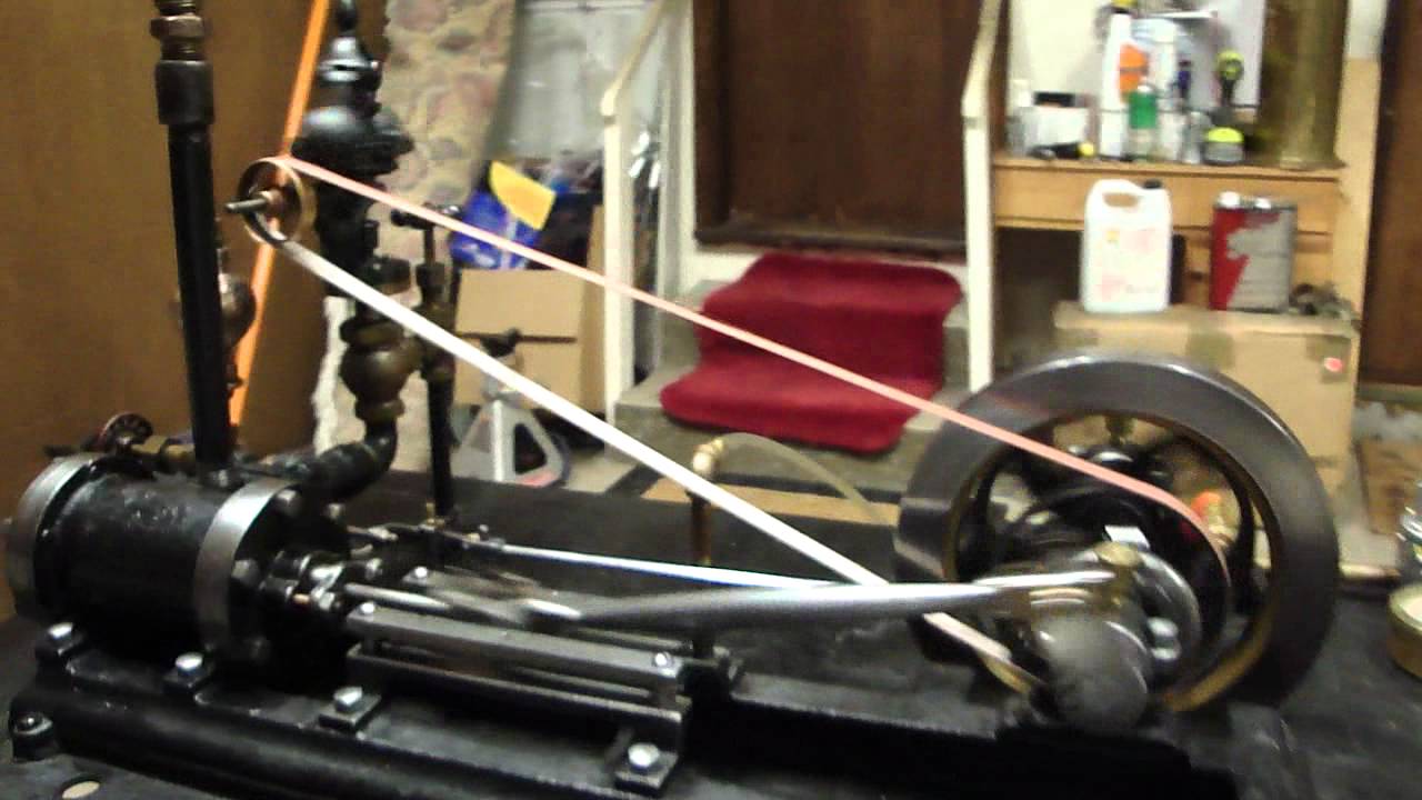 Steam Engine - Box Bed Mill Engine with Governor now running nicely ...