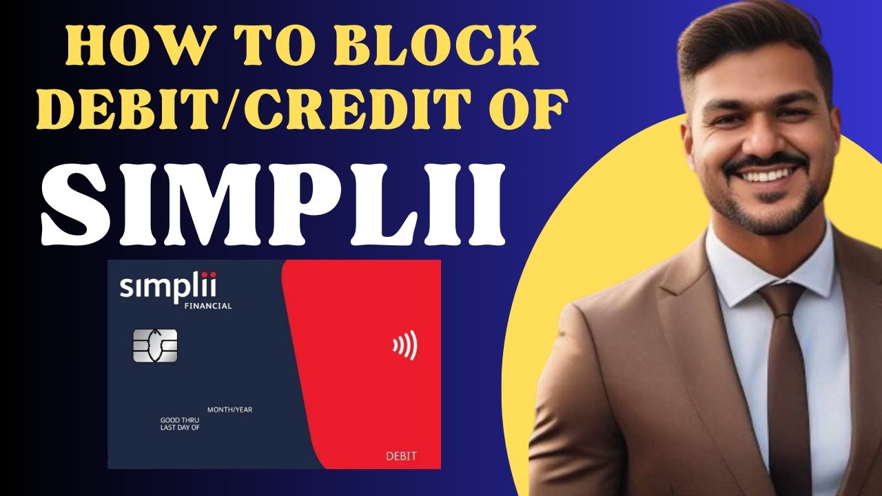 How to block SIMPLII debit or credit card l Double Z - YouTube