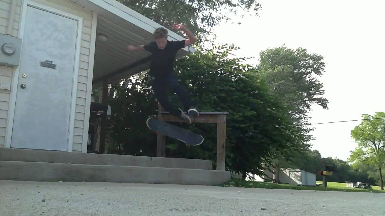 Nice 360 flip down stairs - YouTube