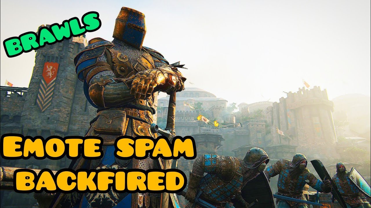 Emote Spam Gone Wrong for Poor Berserker | For Honor Brawls. - YouTube