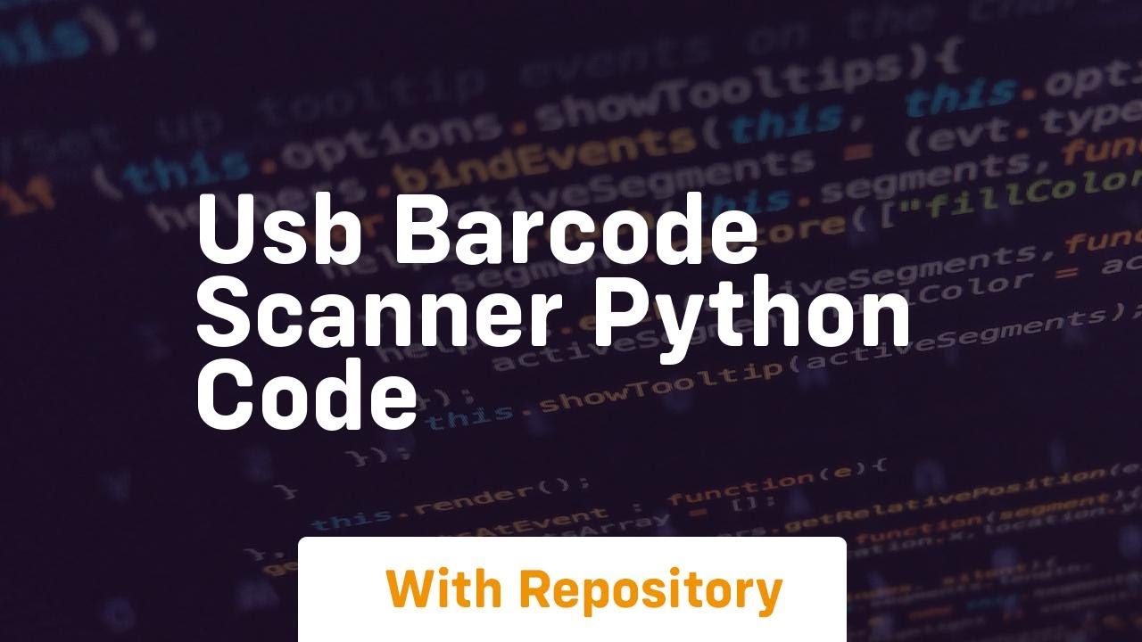 usb barcode scanner python code - YouTube