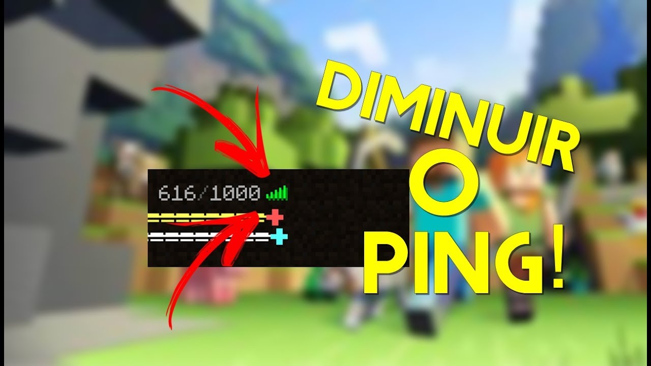 COMO MELHORAR O PING NO MINECRAFT! - YouTube