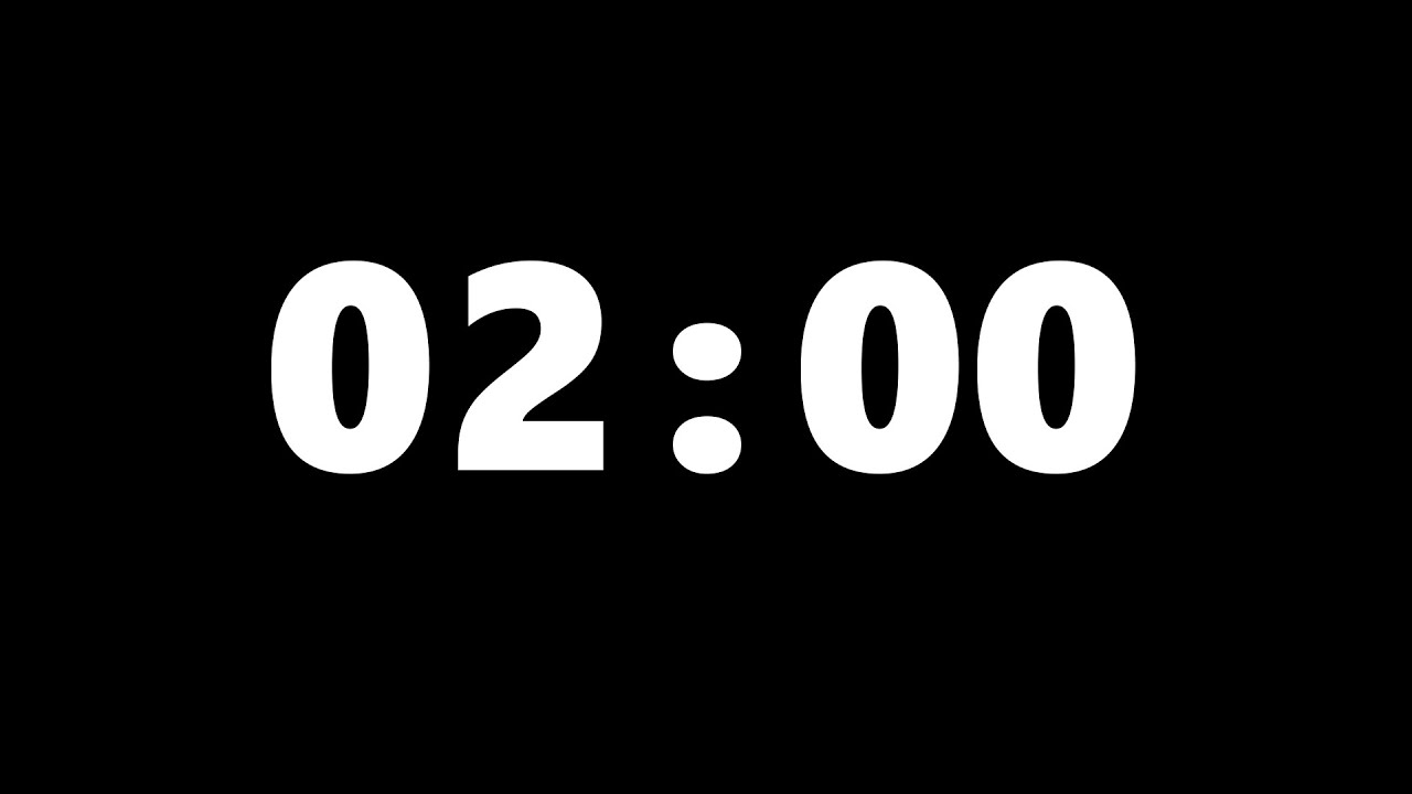 2 Minute Timer (Silent) - Visual Countdown for Quick Breaks & Focus ...