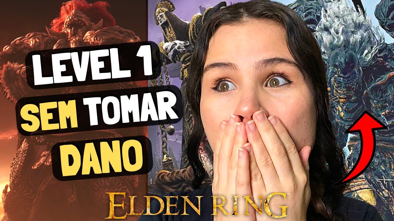 Derrotando BOSSES no LEVEL 1 e NO DAMAGE em ELDEN RING | REACT - YouTube