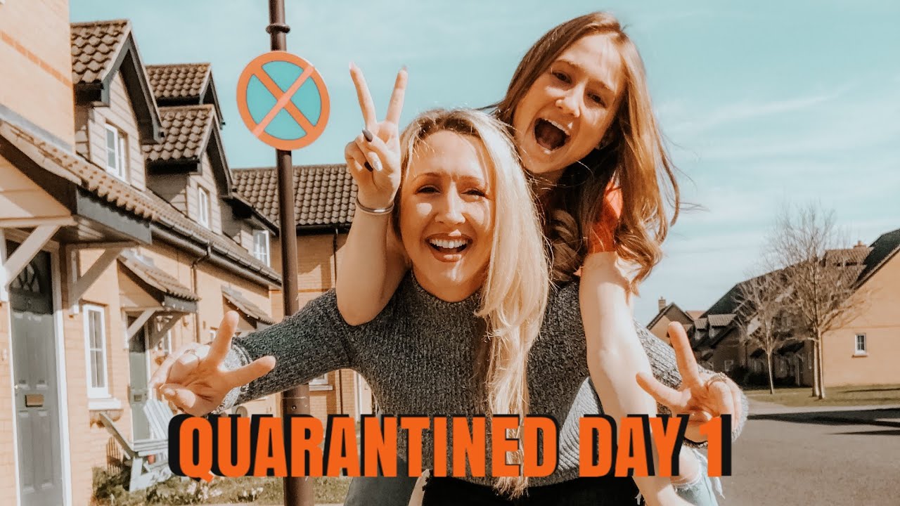 QUARANTINED DAY 1 VLOG! 2020 - YouTube