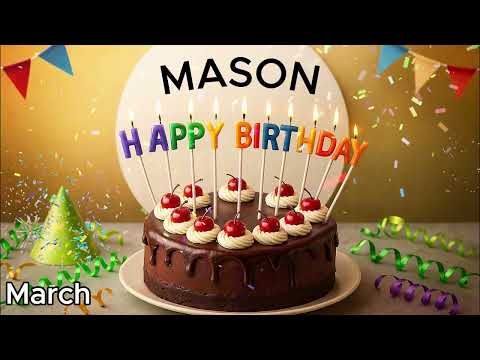Happy Birthday MASON.  March version