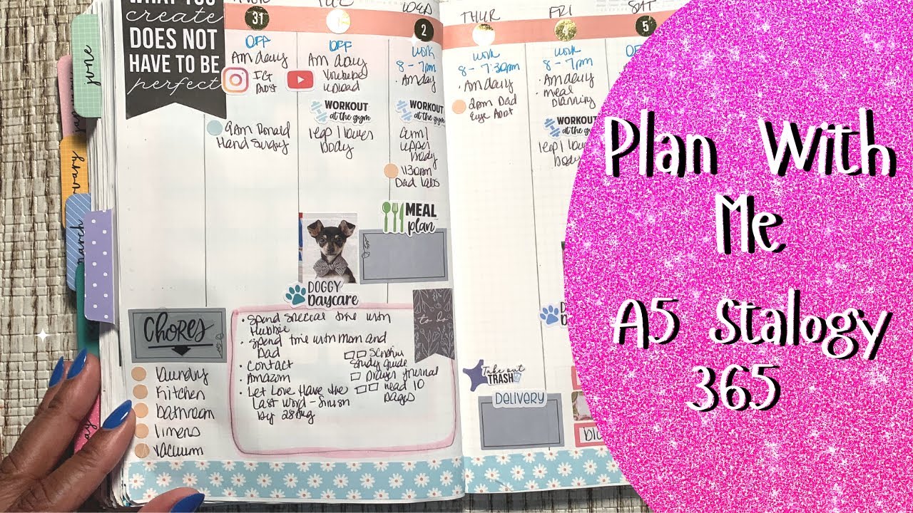A5 Stalogy 365 Plan With Me | 31 July - 6 August 2023 | No Sticker Kit ...