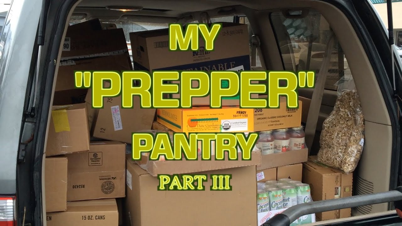 My "Prepper" Pantry: Part III | Fresh P - YouTube