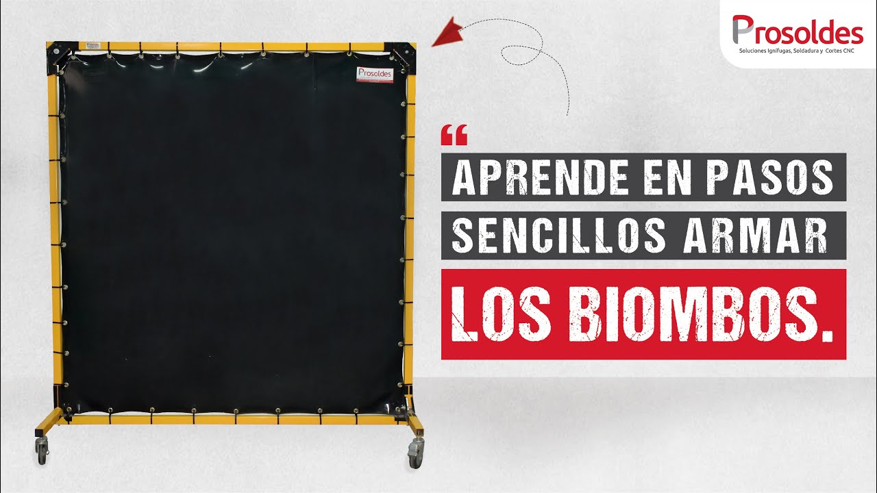 ¿Como armar un Biombo? 👨🏼‍🏭 | PROSOLDES - YouTube
