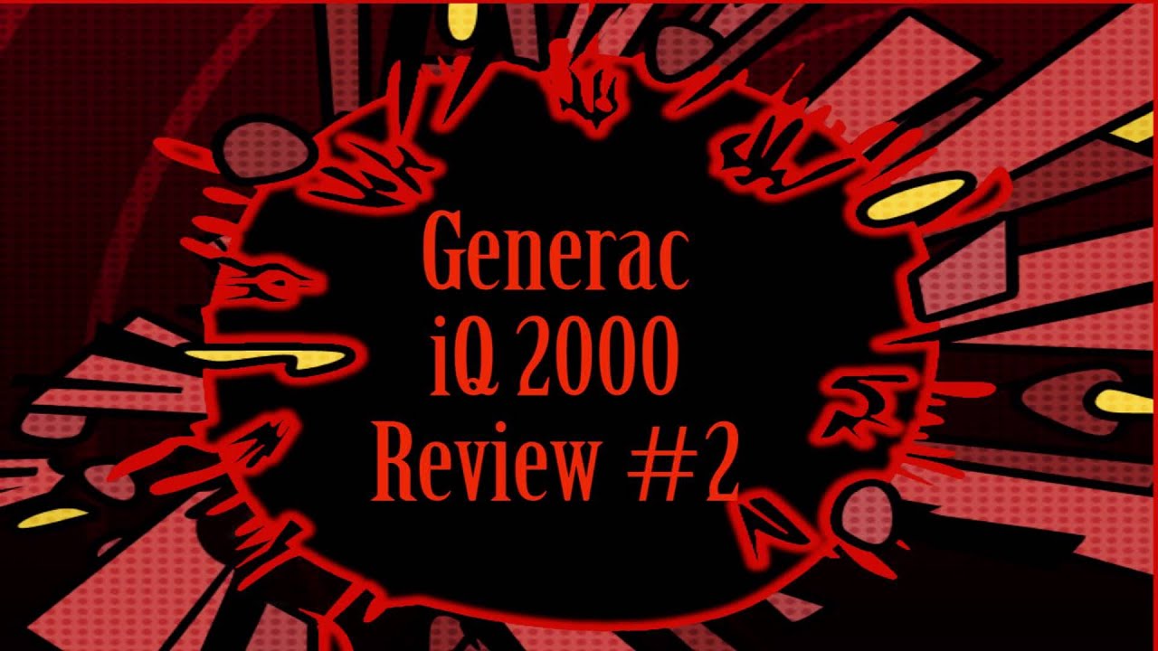 Generac iQ 2000 Review #2 - YouTube