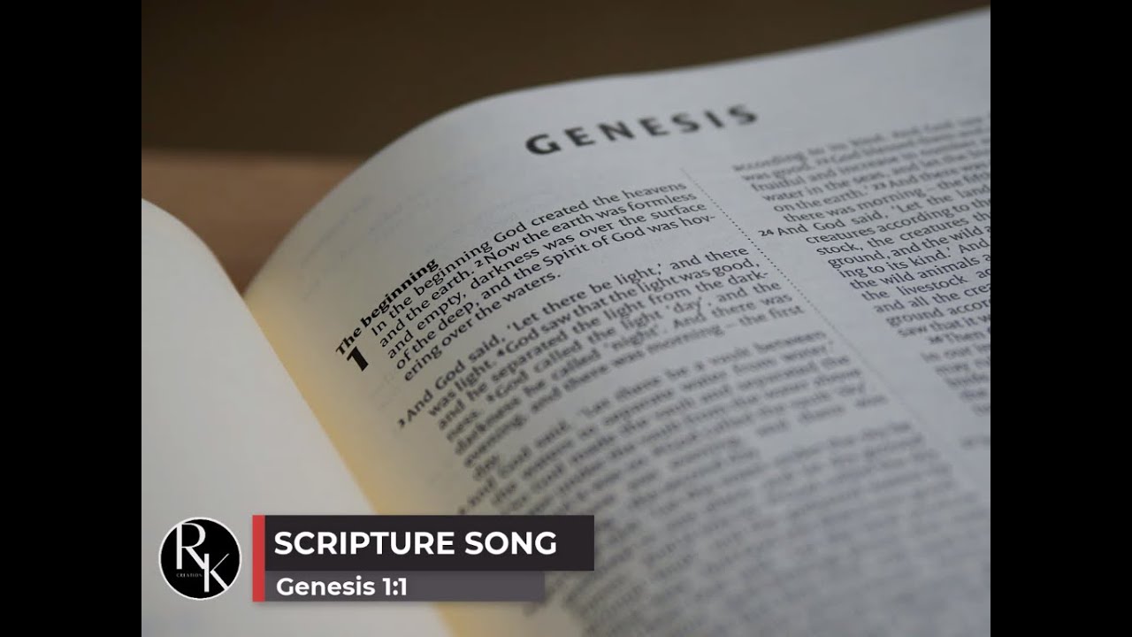 Scripture Song Genesis 1:1 with Vocals and Lyrics / Sing Along - YouTube