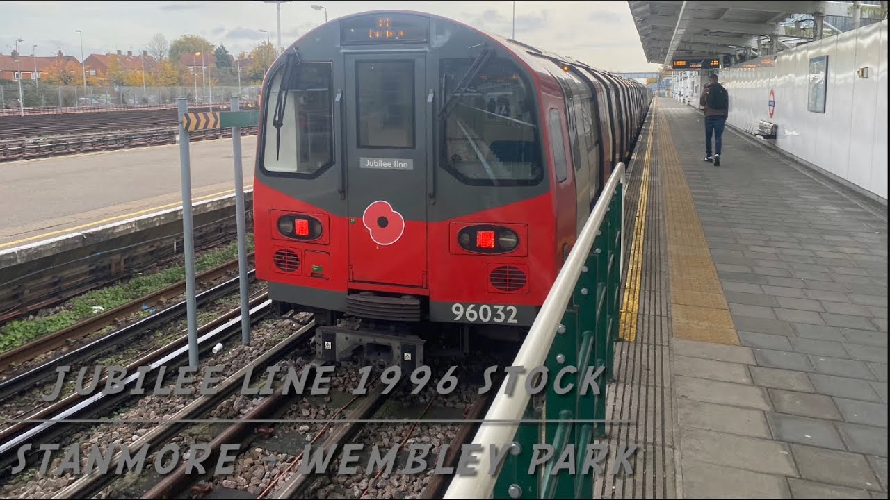 London Underground Jubilee Line 1996 Stock | Stanmore - Wembley Park ...