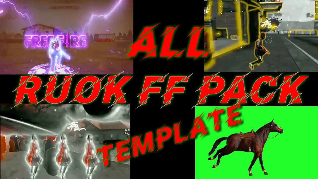 Ruok FF Pack | Free Fire Pack Effect Overlay Dowload || How To Download ...