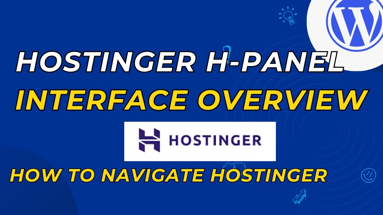 Hostinger hPanel Interface Overview | How to Navigate Hostinger cpanel ...