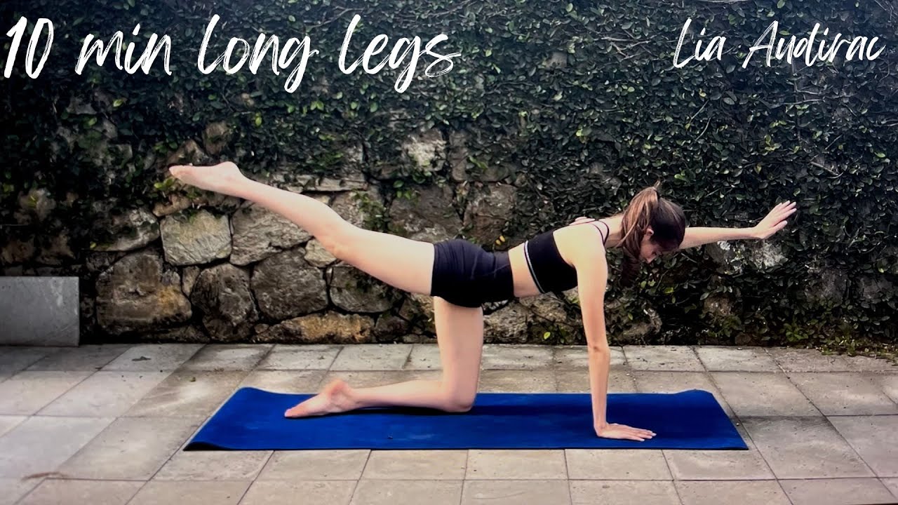 10 min long legs workout - No equipment - Mat pilates - YouTube