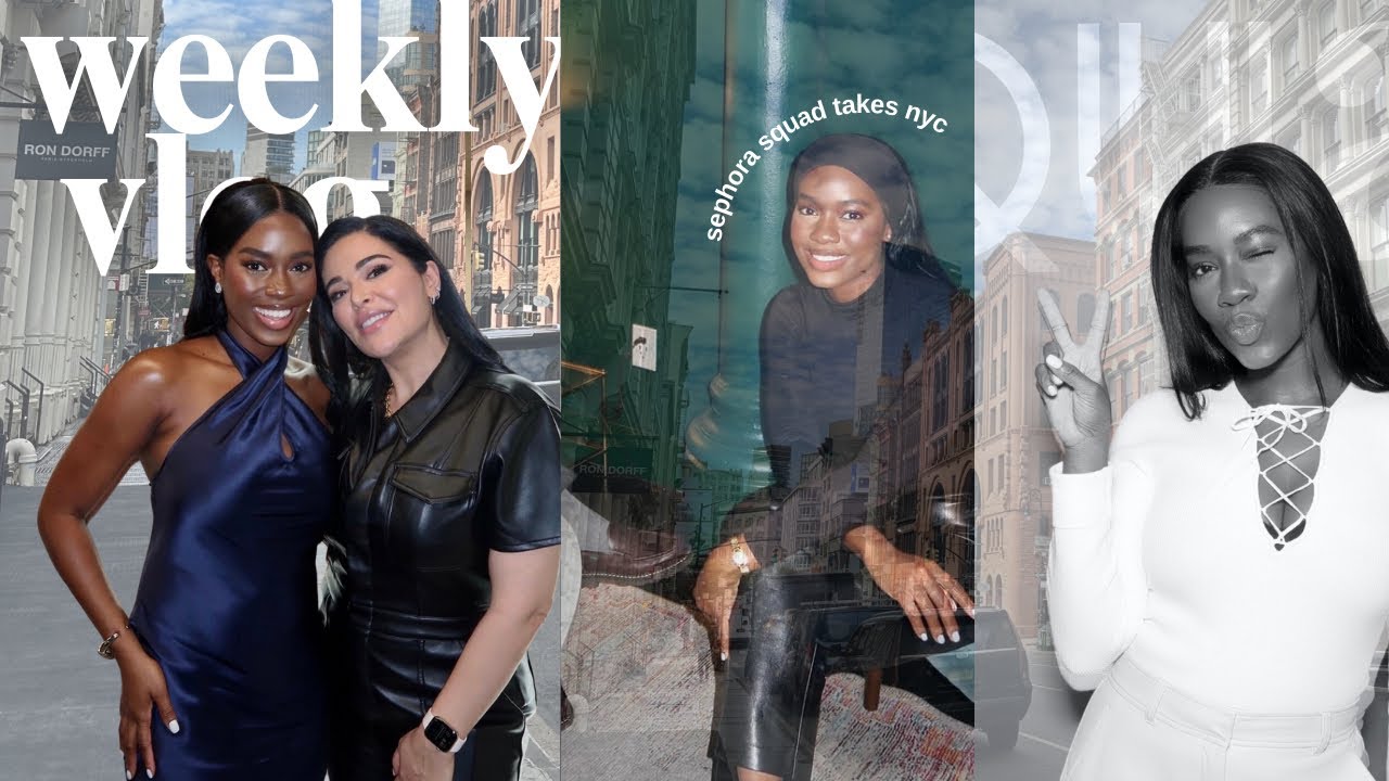 WEEKLY VLOG | in nyc with sephora squad, update & more | Octavia B ...