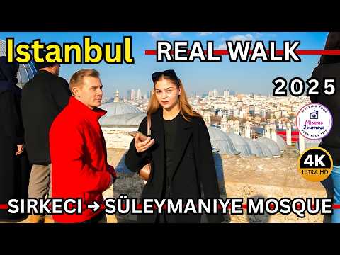 Istanbul's Most Iconic Route | Sirkeci to Suleymaniye in 4K