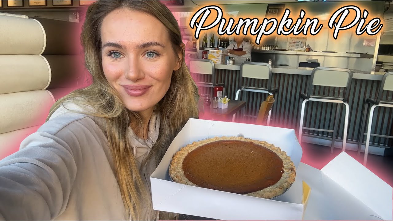 Russian Girl First Time Trying Pumpkin Pie!! Happy Thanksgiving ...