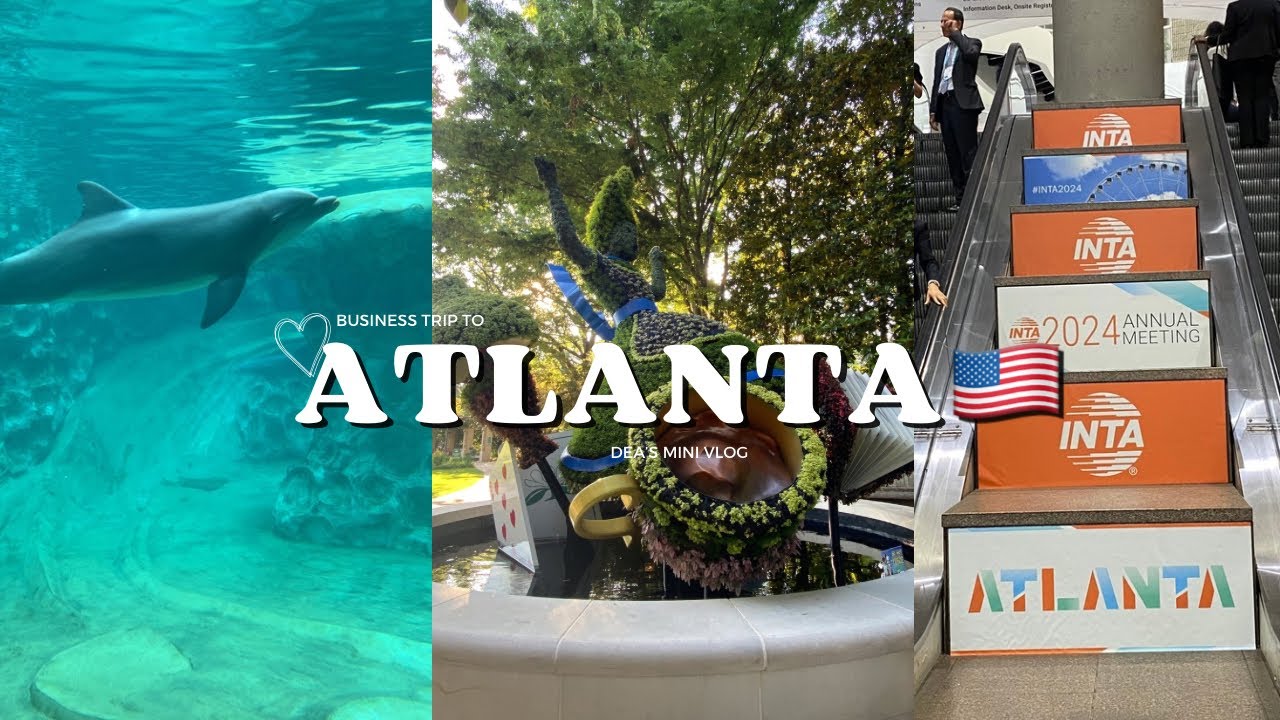 🇺🇸ATLANTA TRAVEL VLOG 2024 | Atlanta Botanical Garden🌳, World of Coca ...