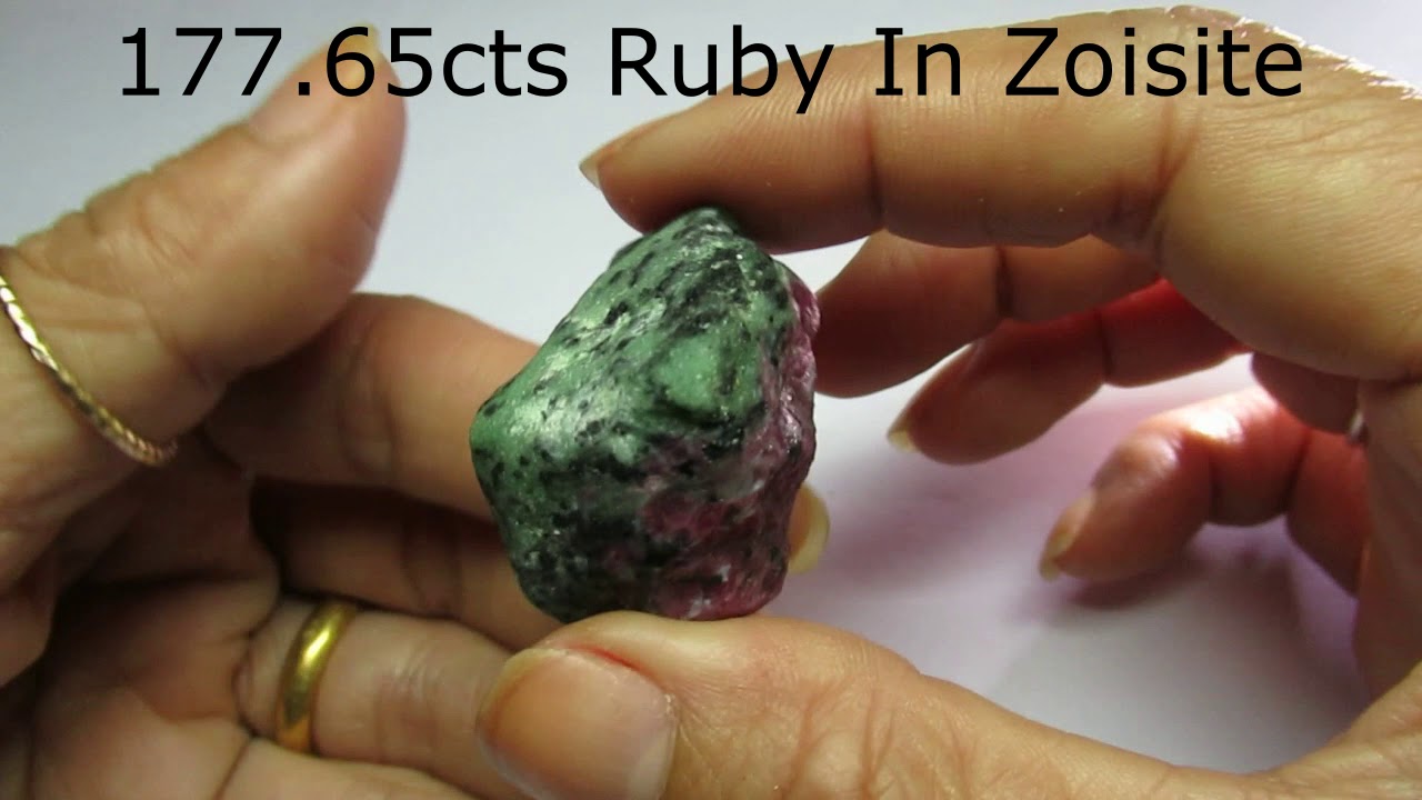 177 65 Ruby In Zoisite - YouTube
