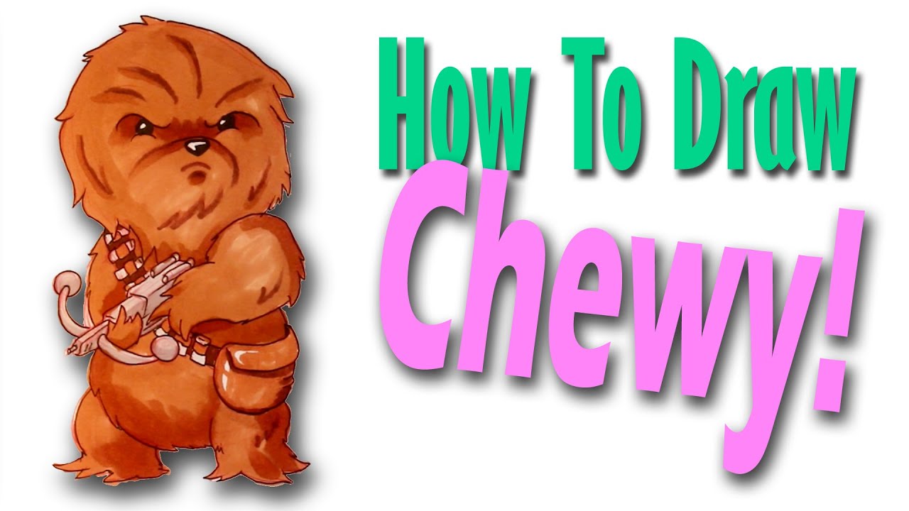 How To Draw Chewbacca - YouTube