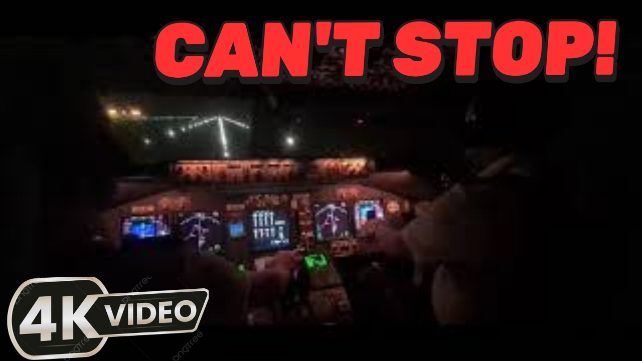 Cockpit View: Boeing 747 Night Takeoff | The Point of No Return | Raw ...