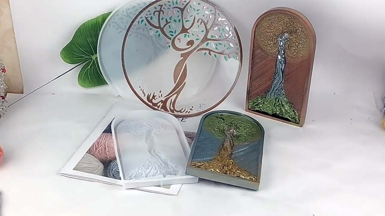 Nature Meets Elegance: Round and Arched Tree of Life Wall Decoration ...
