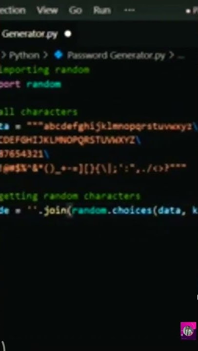 Password Generator In Python 🐍 Get Unhackable Password 🔥 Shorts Python Coding Youtube
