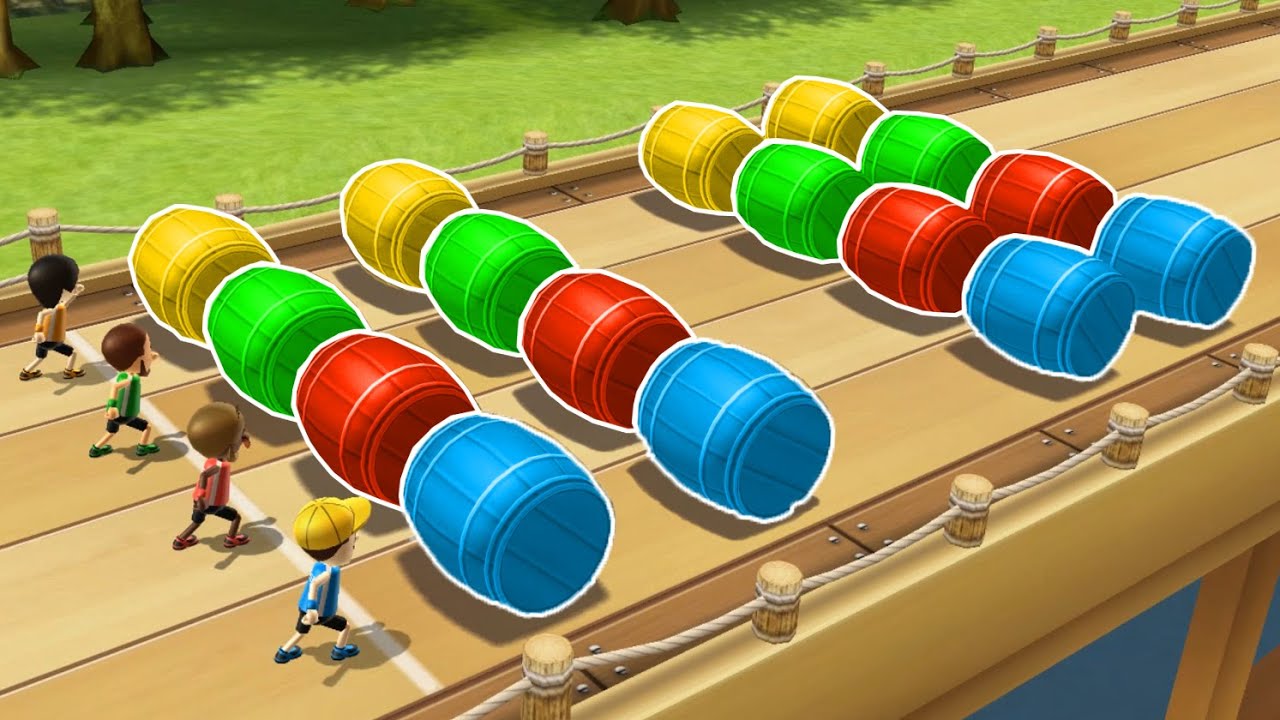 Wii Party Board Game Island #253 - Wario Vs IronMan Vs Dinosaur Vs Rin ...