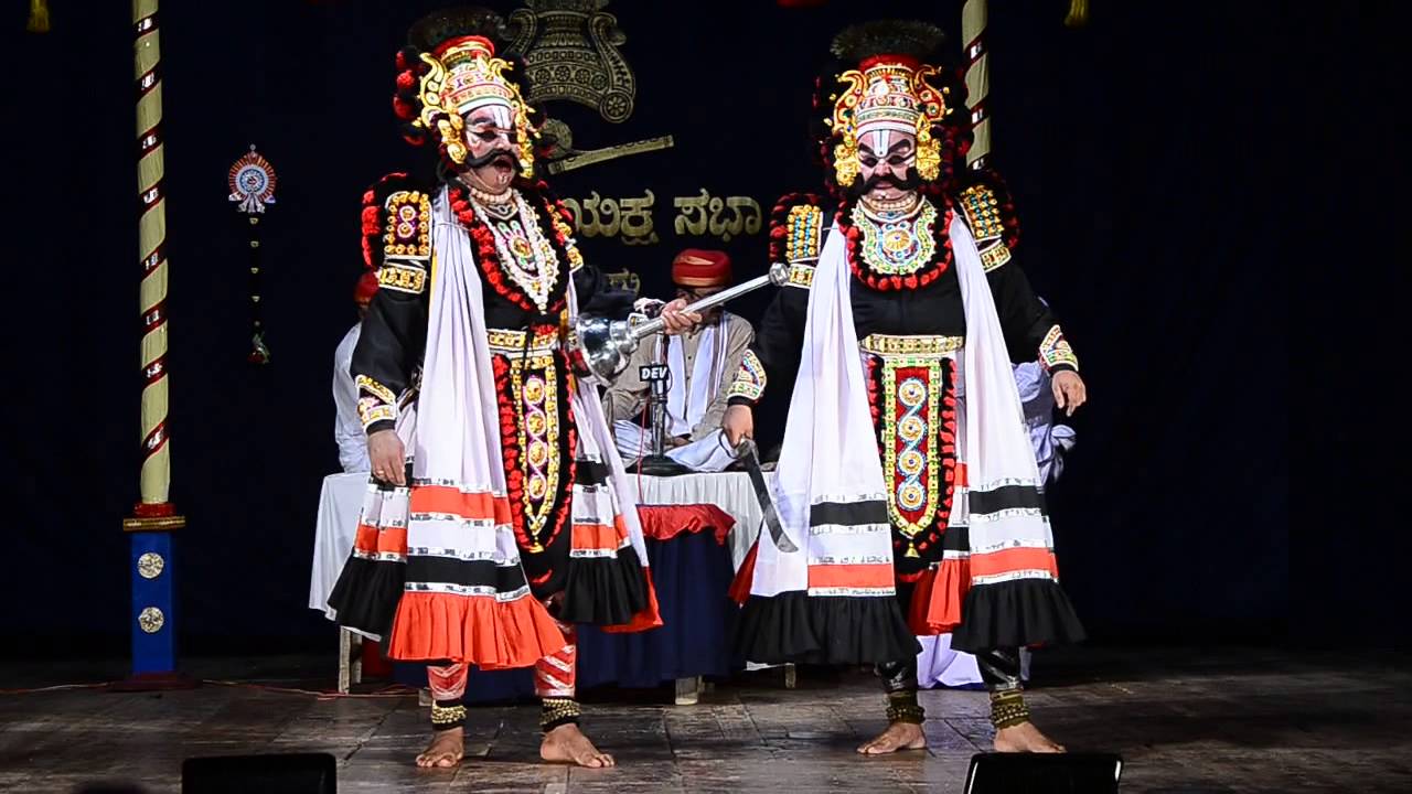 Yakshagana Kourava by Sarapady Ashok Shetty Padya Mayya - YouTube