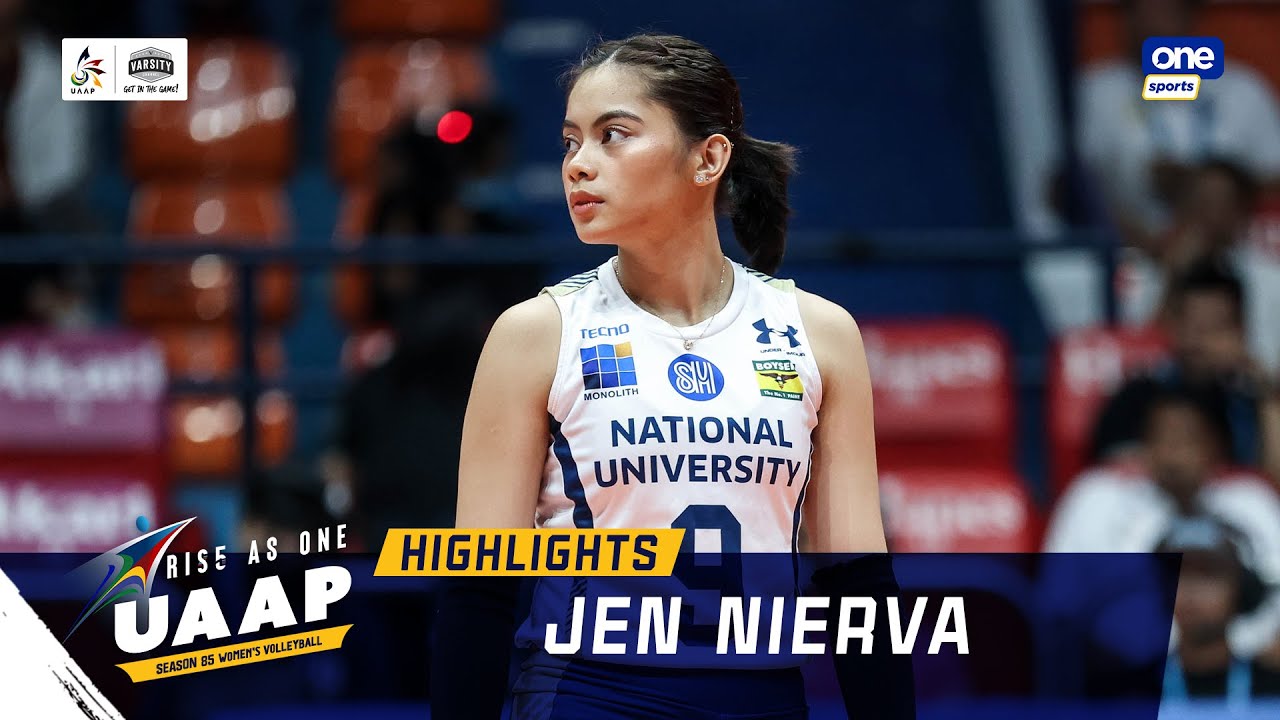 Jen Nierva highlights | UAAP Season 85 Women’s Volleyball - YouTube
