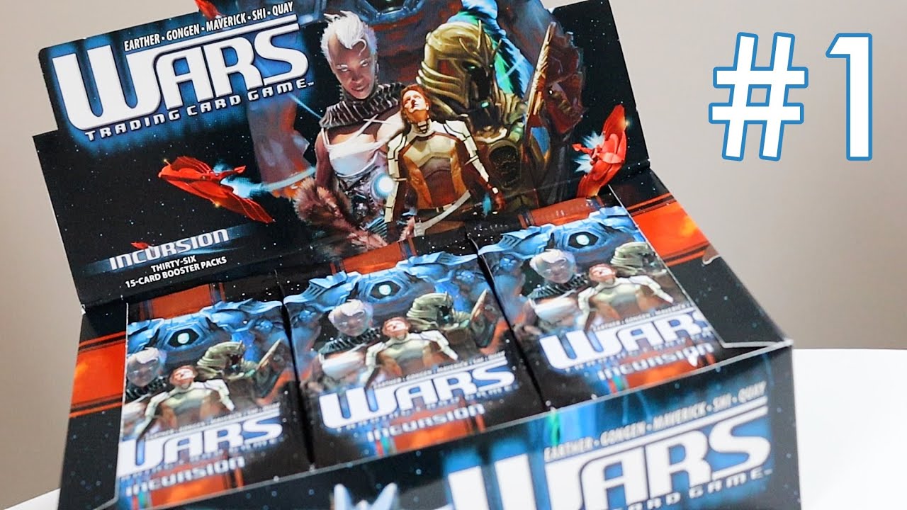 WARS TCG: Incursion Set - Booster Box Unboxing / Pack Opening + Review ...