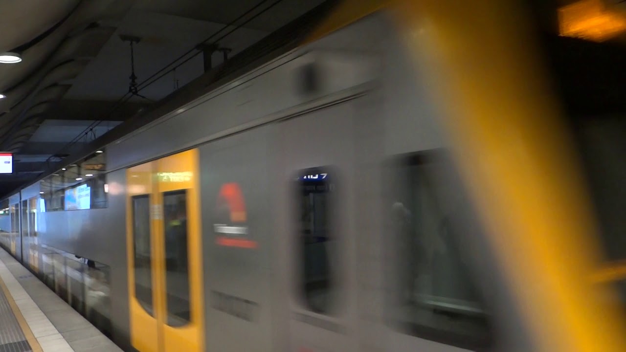 Sydney Trains M-Set (Millennium) - Departing International Airport ...