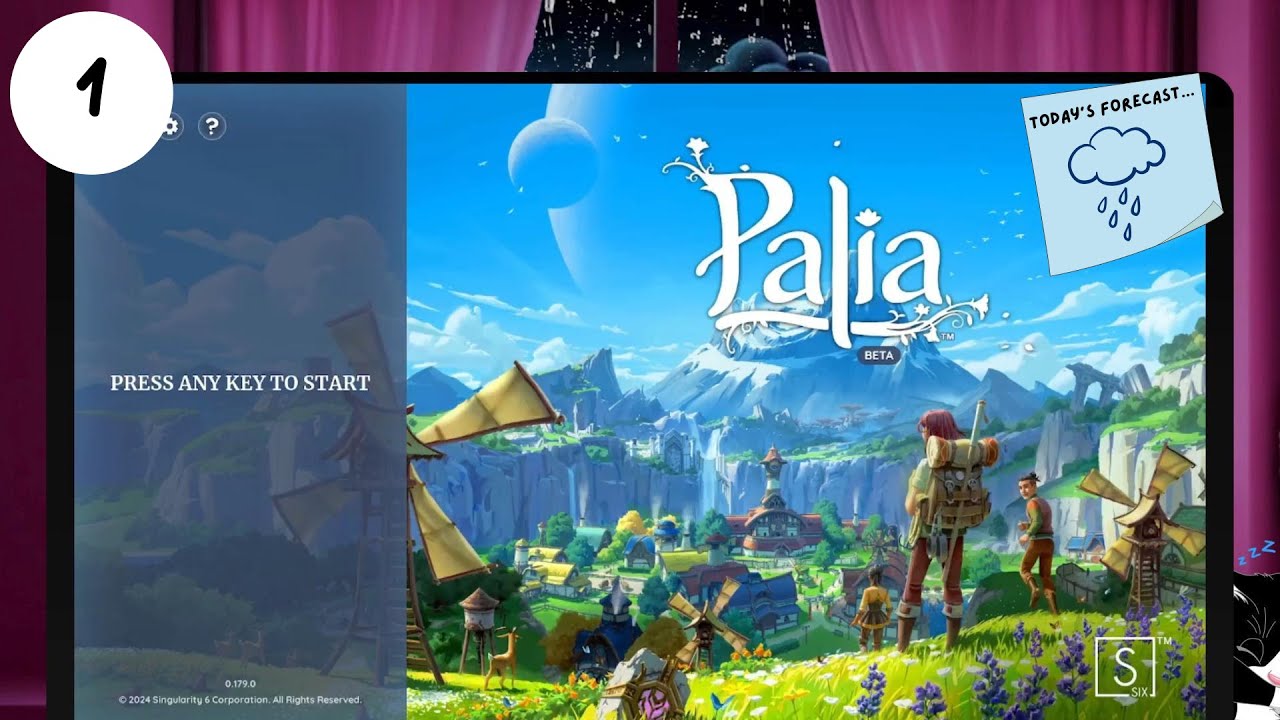 Palia Gameplay 4K 🍃Pt. 1 |No Commentary+Soft Rain Ambience 🌧️|Chill ...