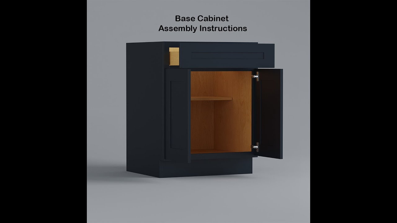 Super Fast RTA Cabinet Assembly: Base and Drawer Cabinets by Lanae ...