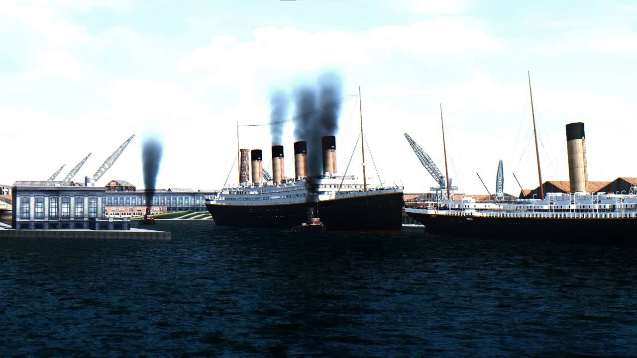 Titanic's Departure - YouTube