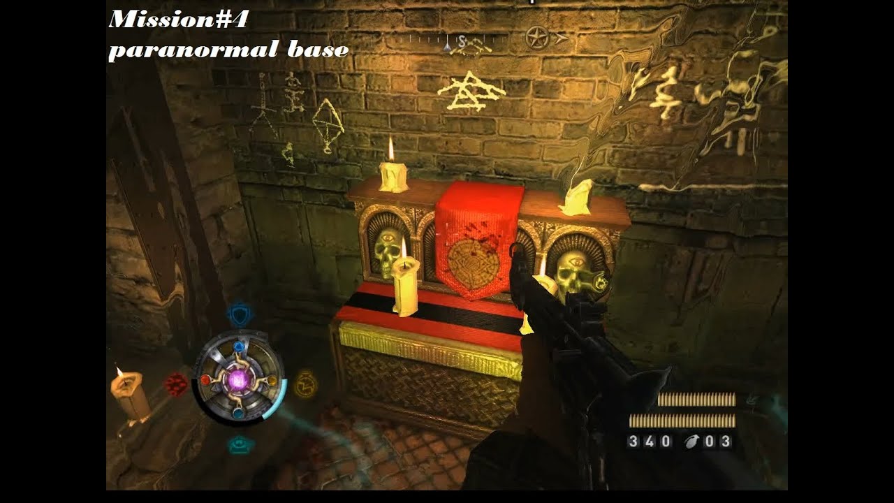 Wolfenstein 2009 side mission 4 paranormal base Walkthorugh - YouTube