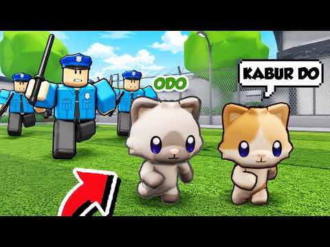 KITA JADI KUCING IMUT DAN KABUR DARI PENJARA PALING NGAKAK DI ROBLOX!!!
