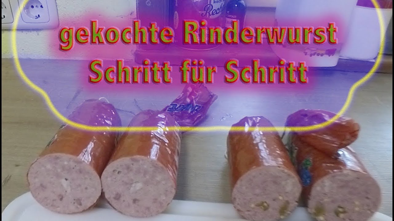 [HD] Rinderwurst gebrüht - Schritt für Schritt - Thermomix TM31 - Bertl ...