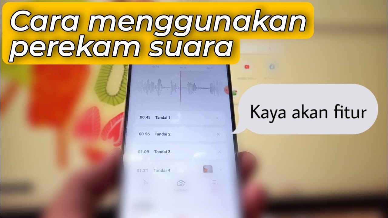 Cara Menggunakan Perekam Suara di HP Realme C55 Realme UI 4.0 Terbaru ...
