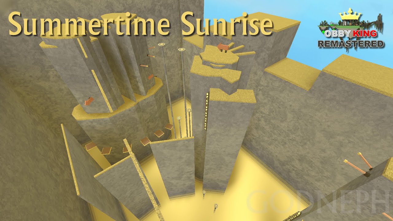 Summertime Sunrise {Roblox Obby King Remastered} - YouTube