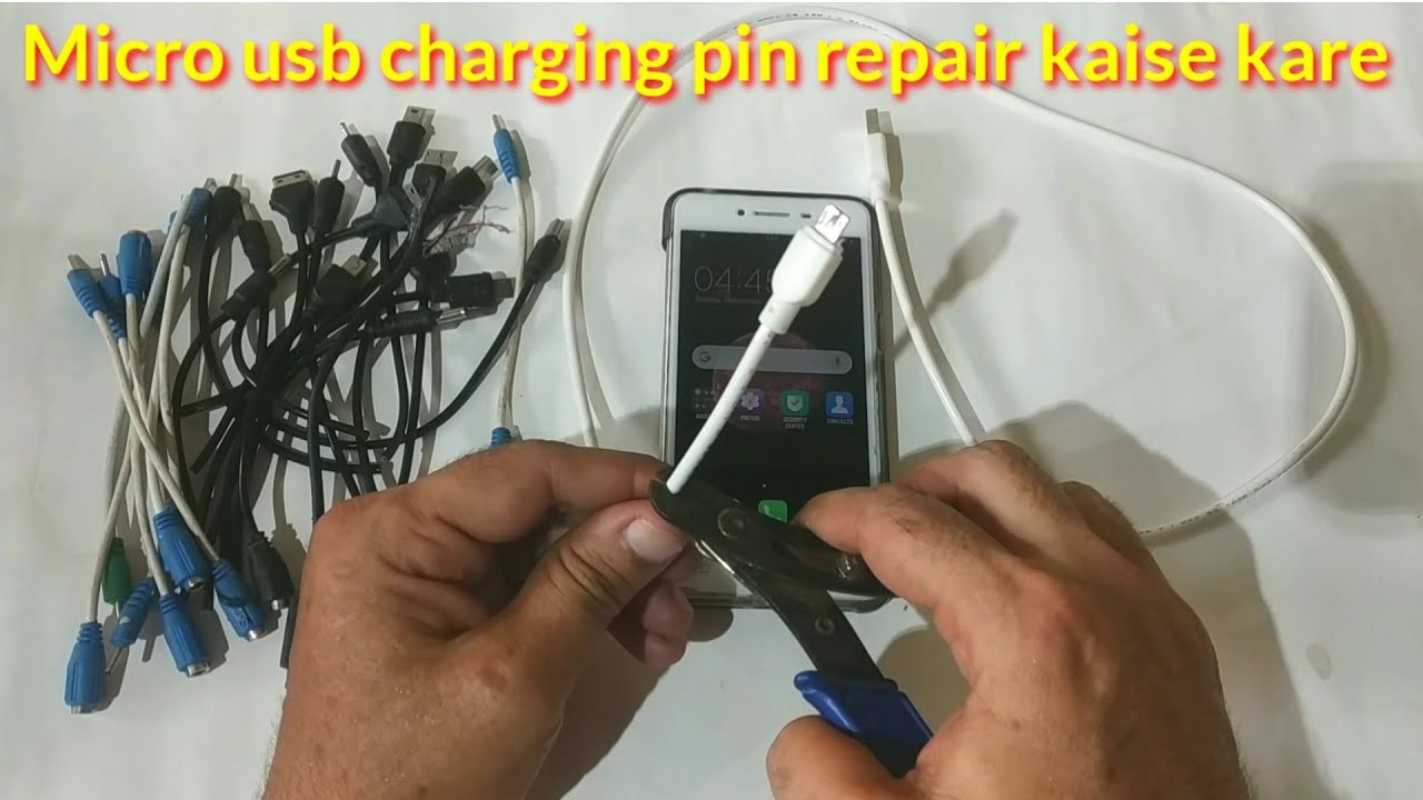 2 Wire Micro Charging Cable Repair| Charger cable repair 4 wire 2 wire ...