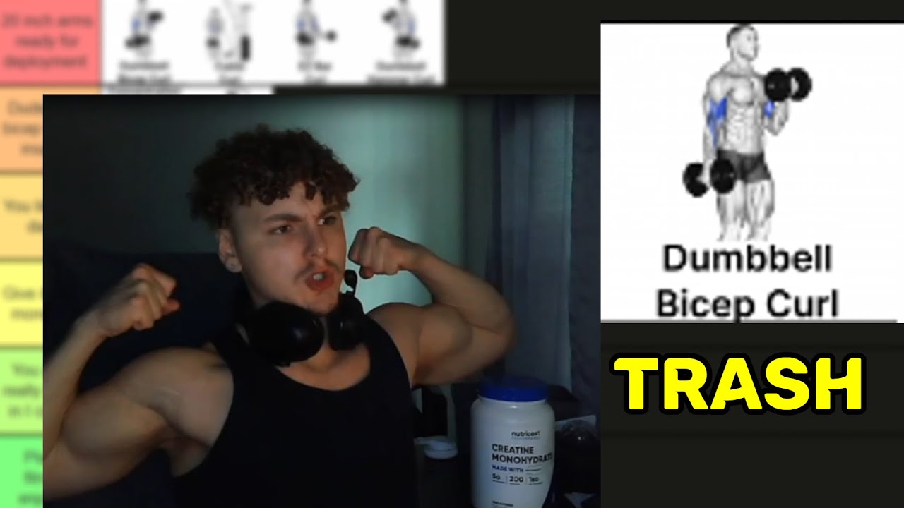 RANKING EVERY BICEP EXERCISE (Tier List) - YouTube